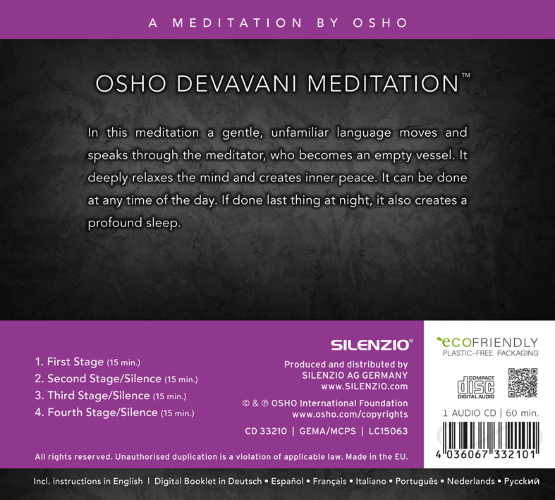 Osho Devavani Meditation CD Music by Deuter